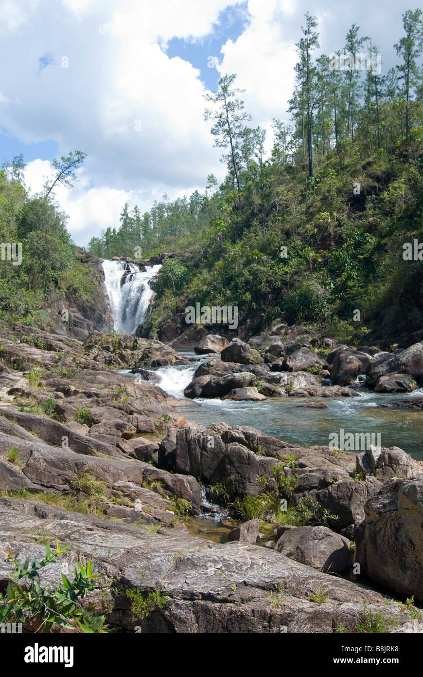 Belize waterfall hi-res stock photography and images - Alamy