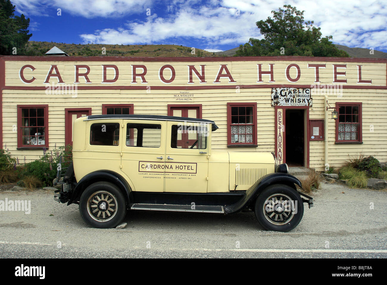 Historic Cardrona Hotel, New Zealand Stock Photo - Alamy