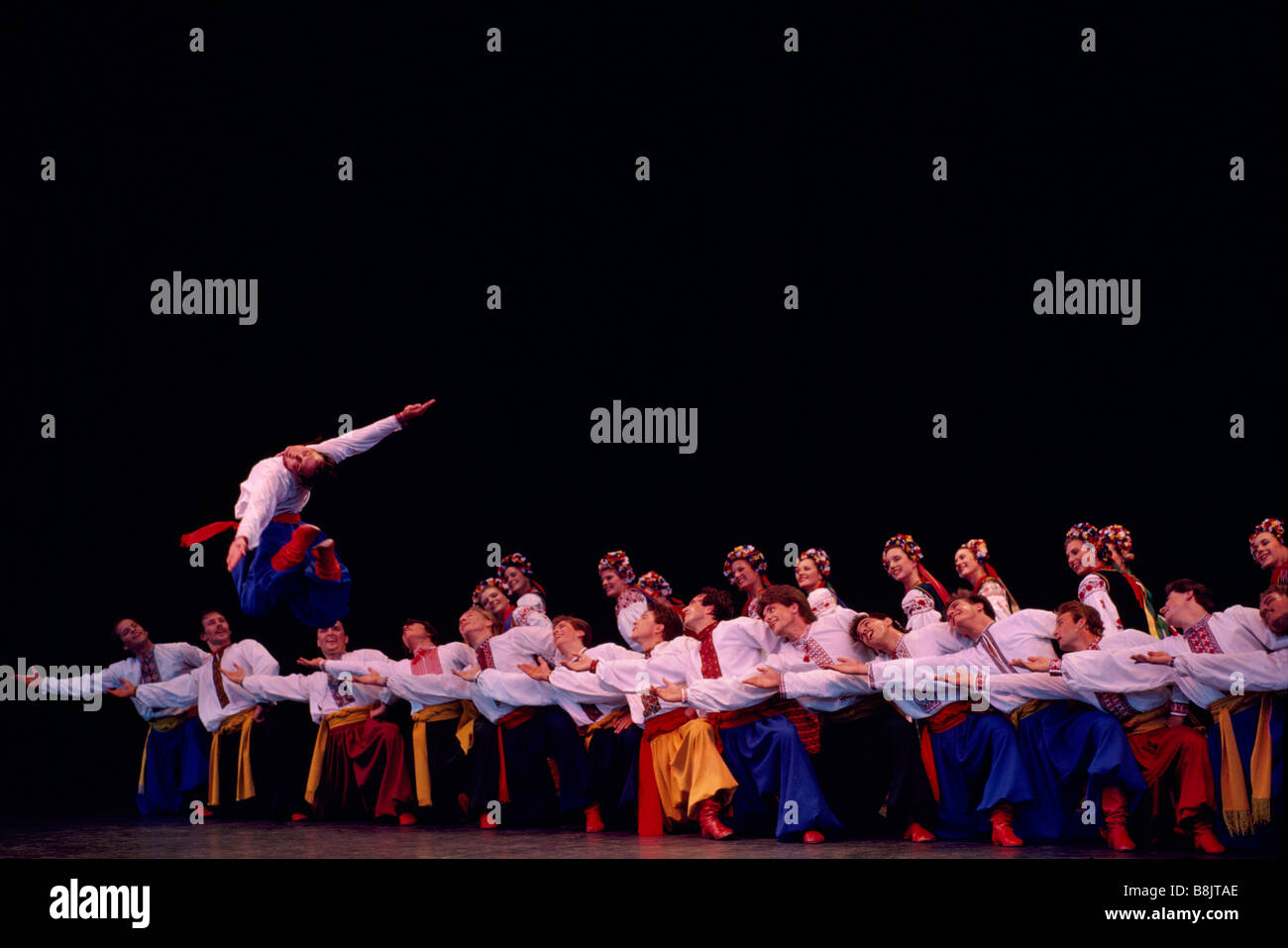 The Ukrainian Shumka Dancers from Edmonton Alberta Canada performing on ...