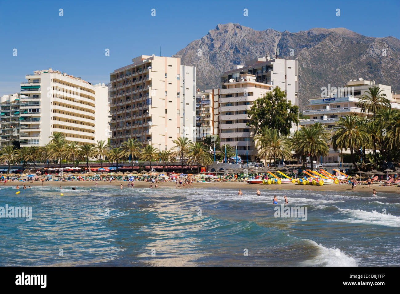 Fontanilla beach marbella hi-res stock photography and images - Alamy