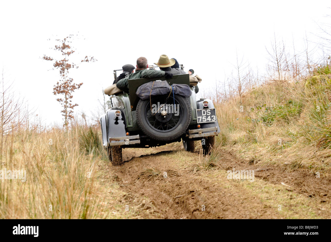 VSCC Exmoor Fringe Trial 21st February 2009 Batten V8 3662cc 1937 Stock ...