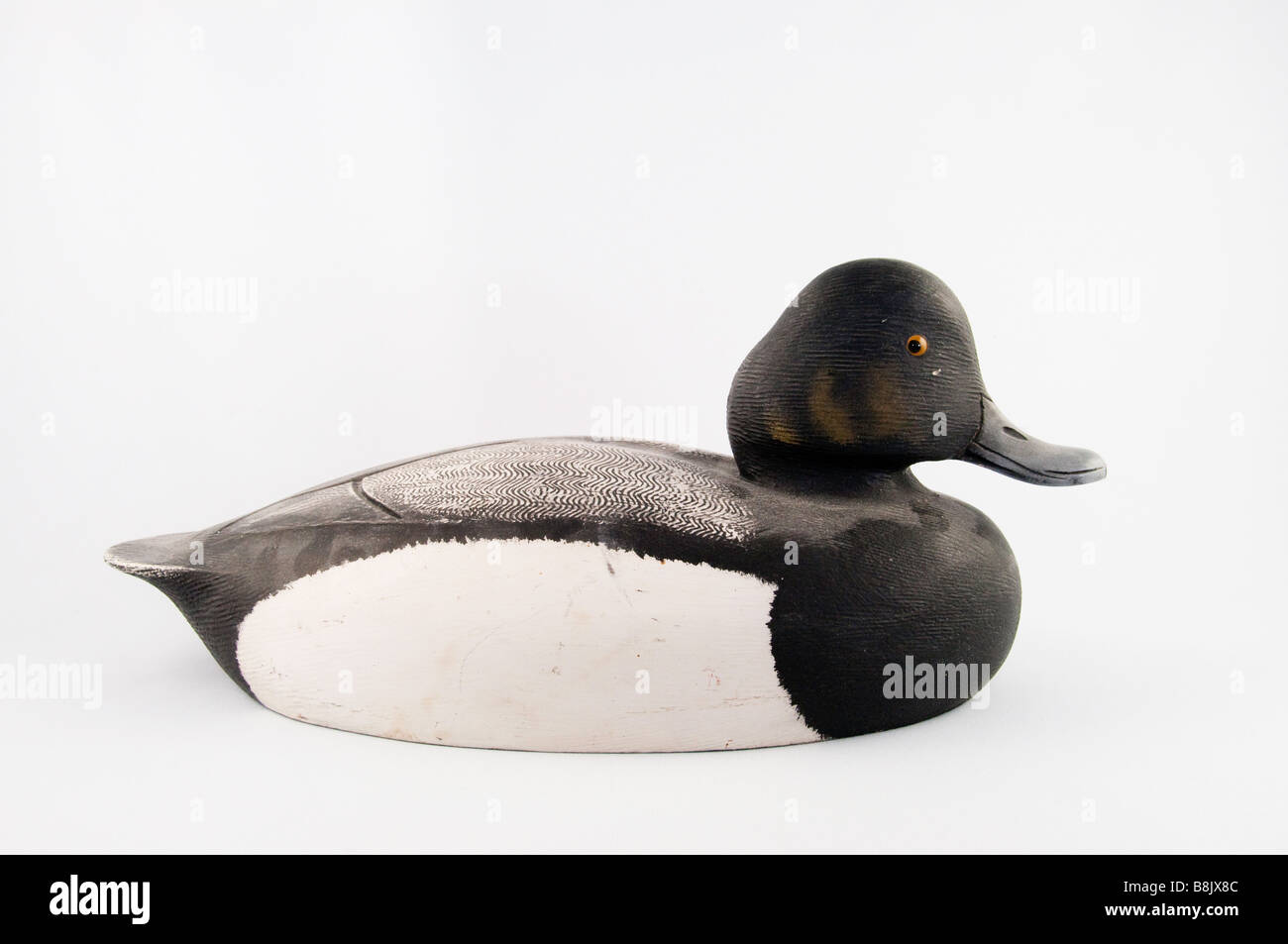 Rare antique duck artifact collection on a white background Hand ...