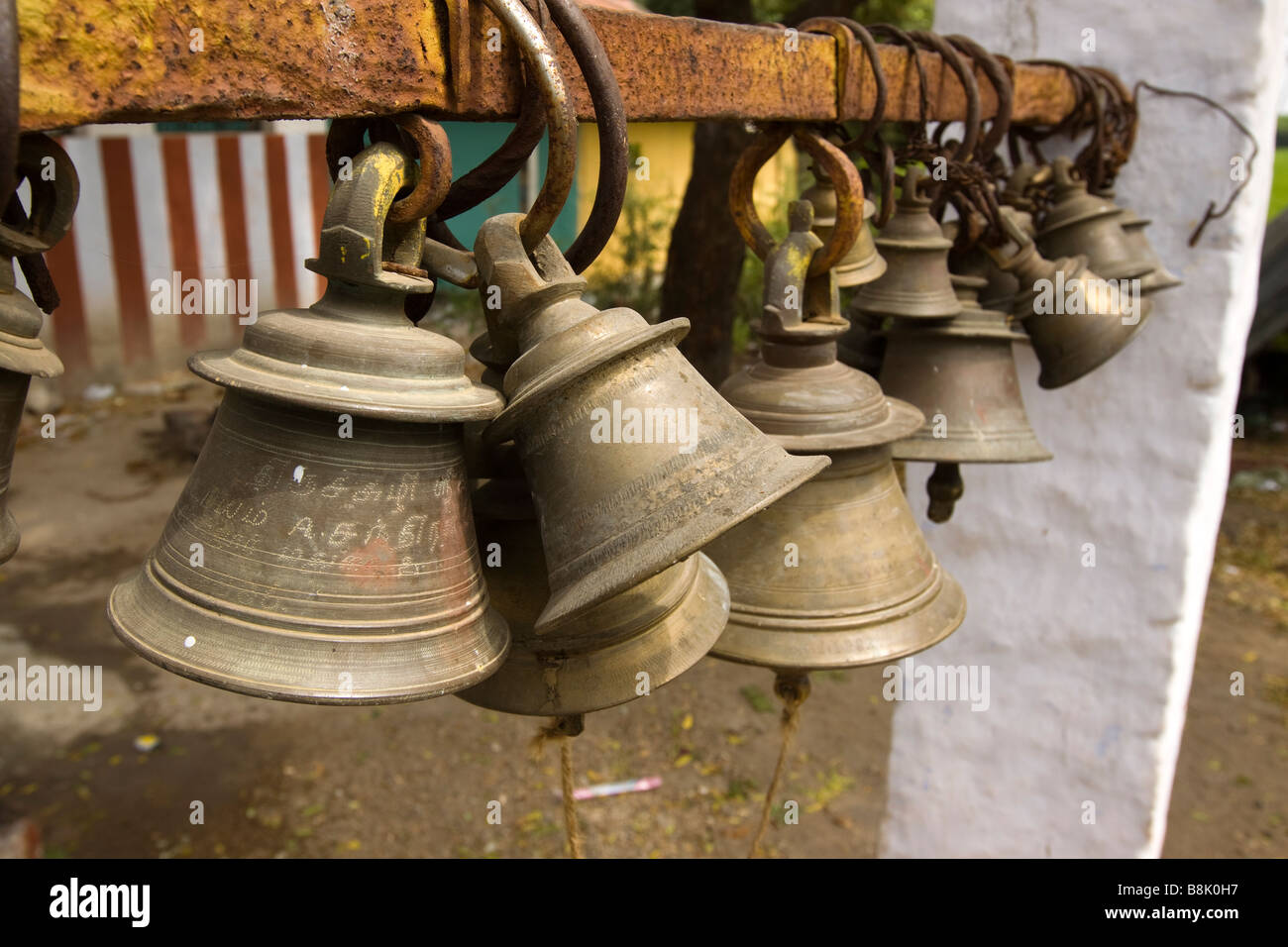 India Tamil Nadu Madurai Thiruchuli Village Hindu Temple cluster of ...