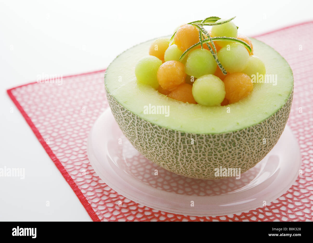 Melon dessert Stock Photo - Alamy