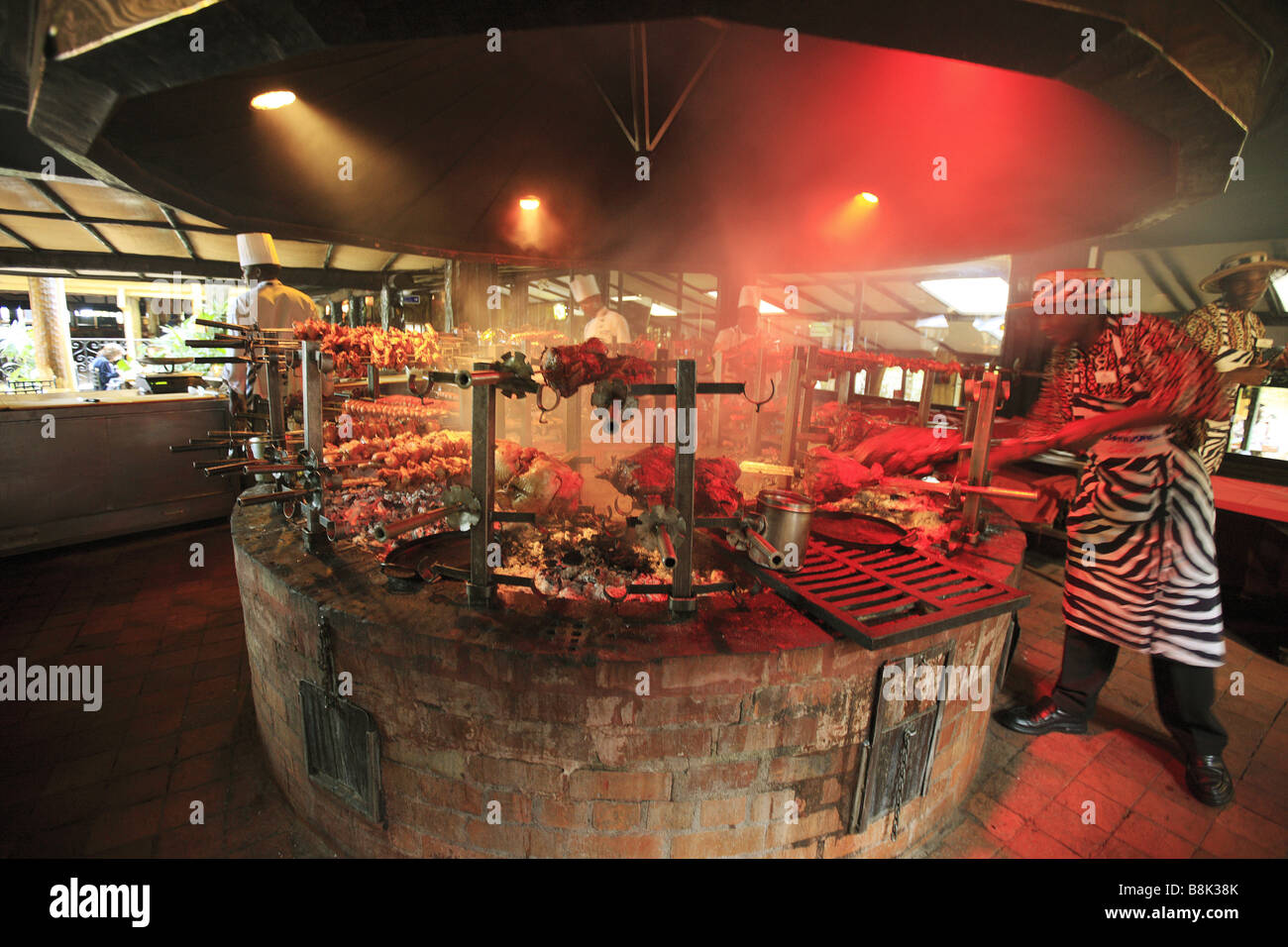 Restaurant In Kenya Stock Photo - Alamy