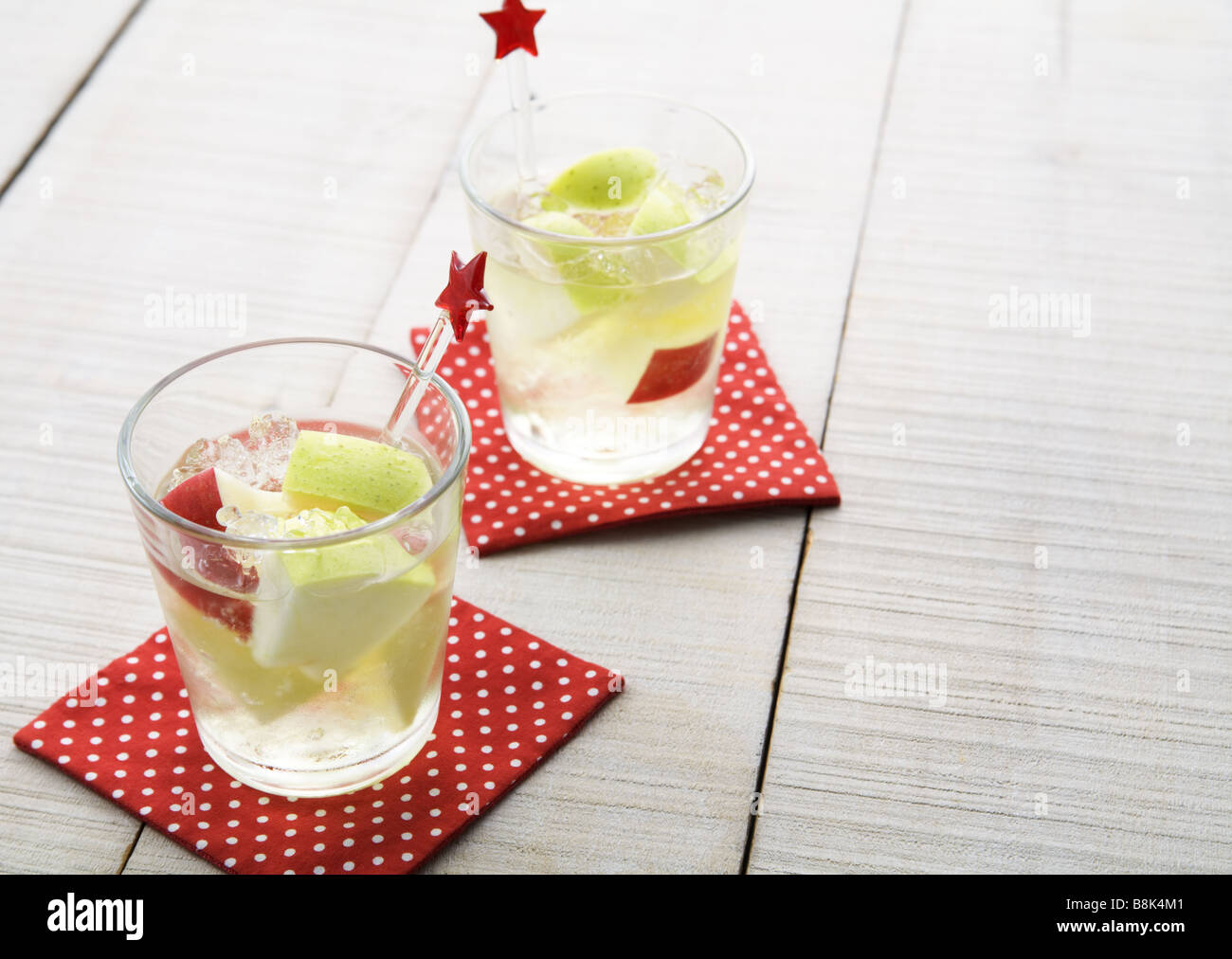 Fruit and soda dessert Stock Photo - Alamy