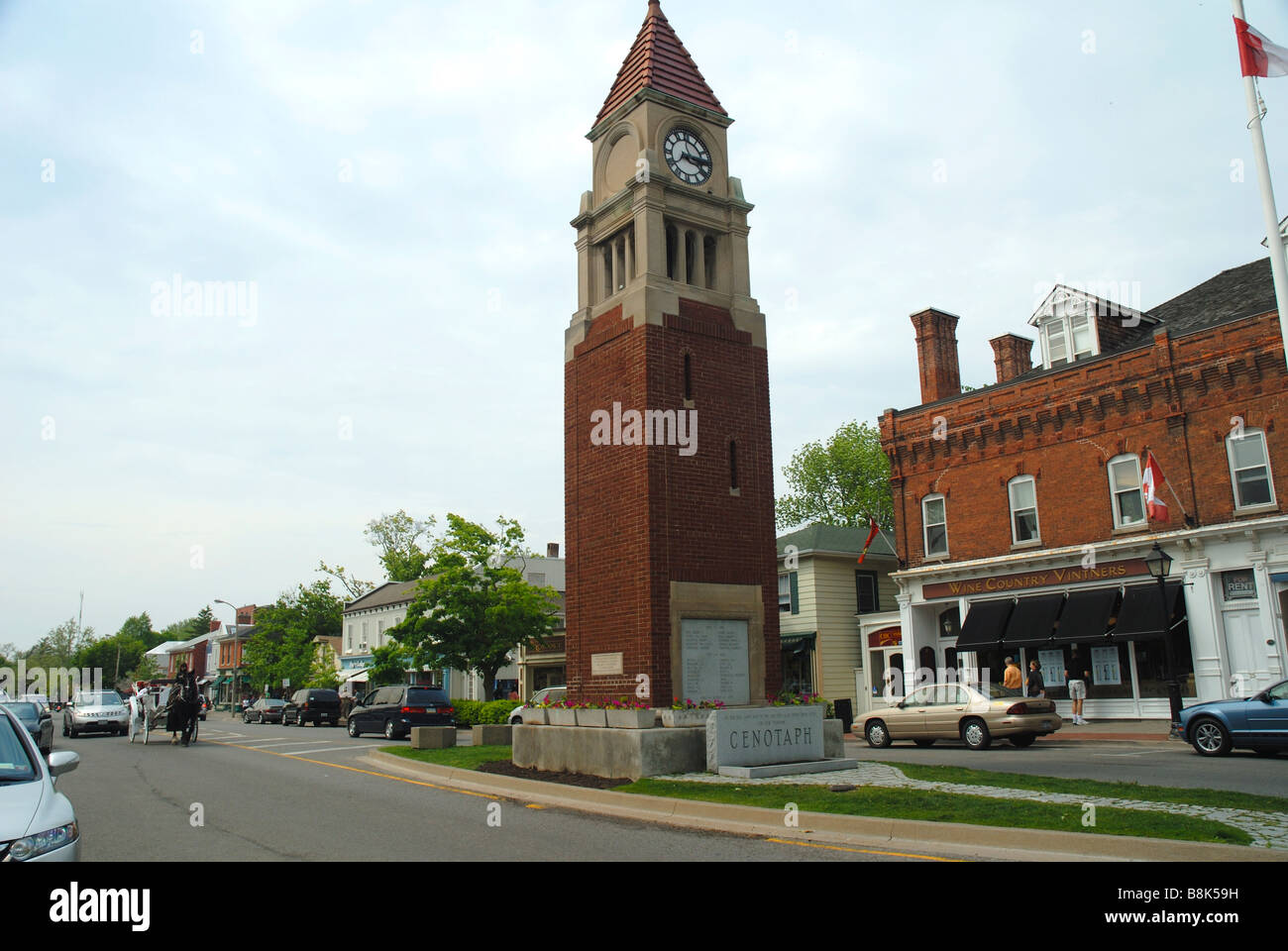 The War Memorial on Main street in the delightful Town of Niagara on ...