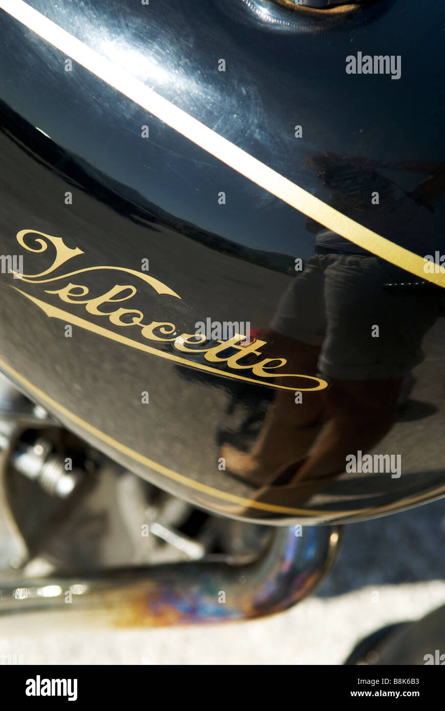 Vintage velocette motorcycle hi-res stock photography and images - Alamy