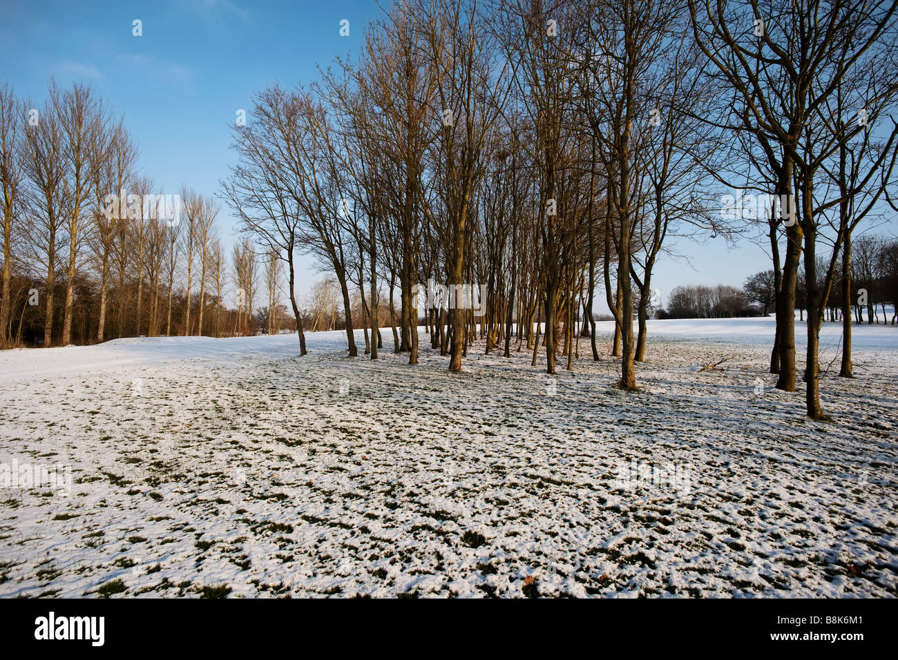 A snow covered rural landscape in the countryside Stock Photo - Alamy