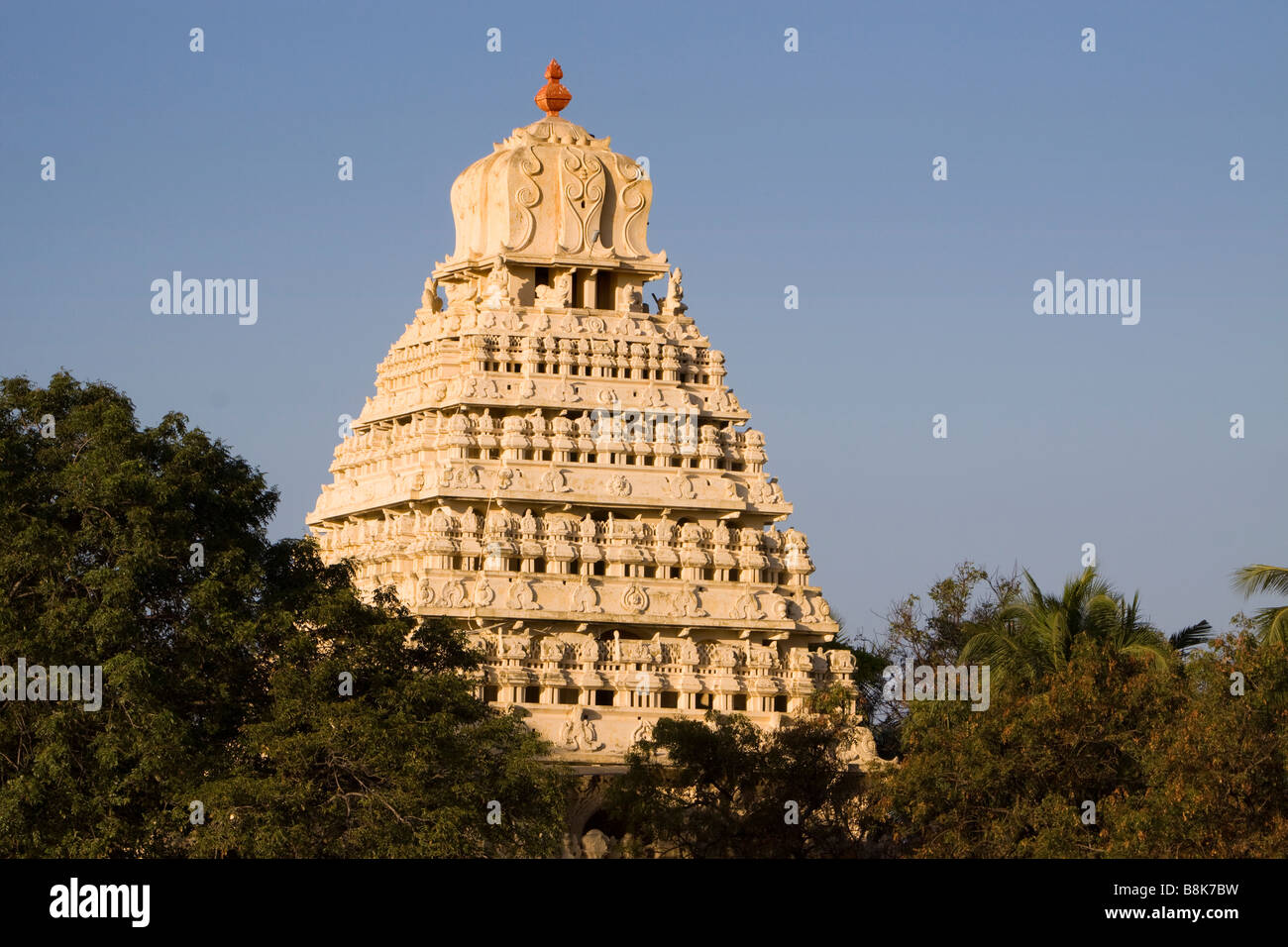 India Tamil Nadu Madurai Mariamman Teppakkulam Tank temple Stock Photo ...
