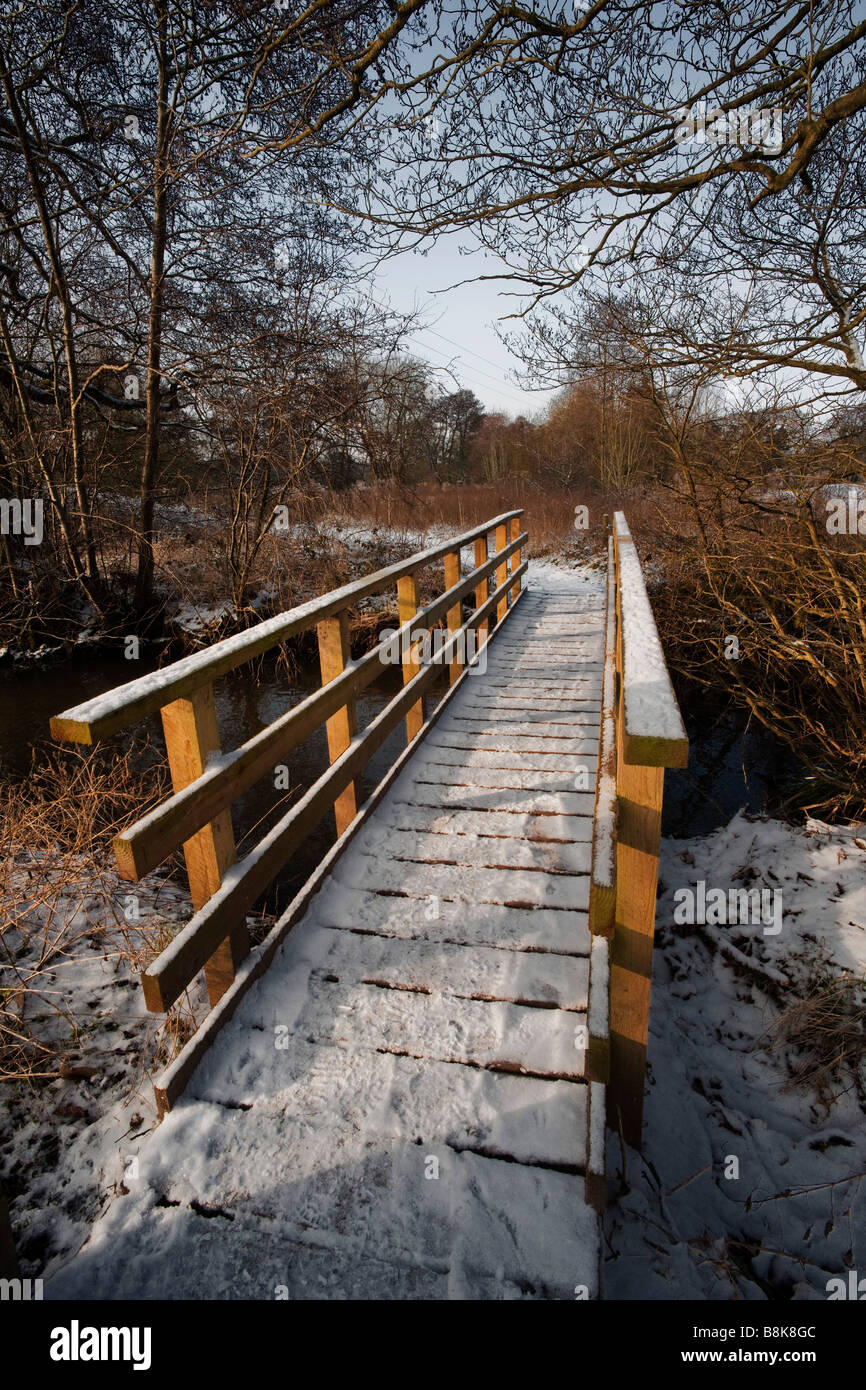 A snow covered rural landscape in the countryside Stock Photo - Alamy
