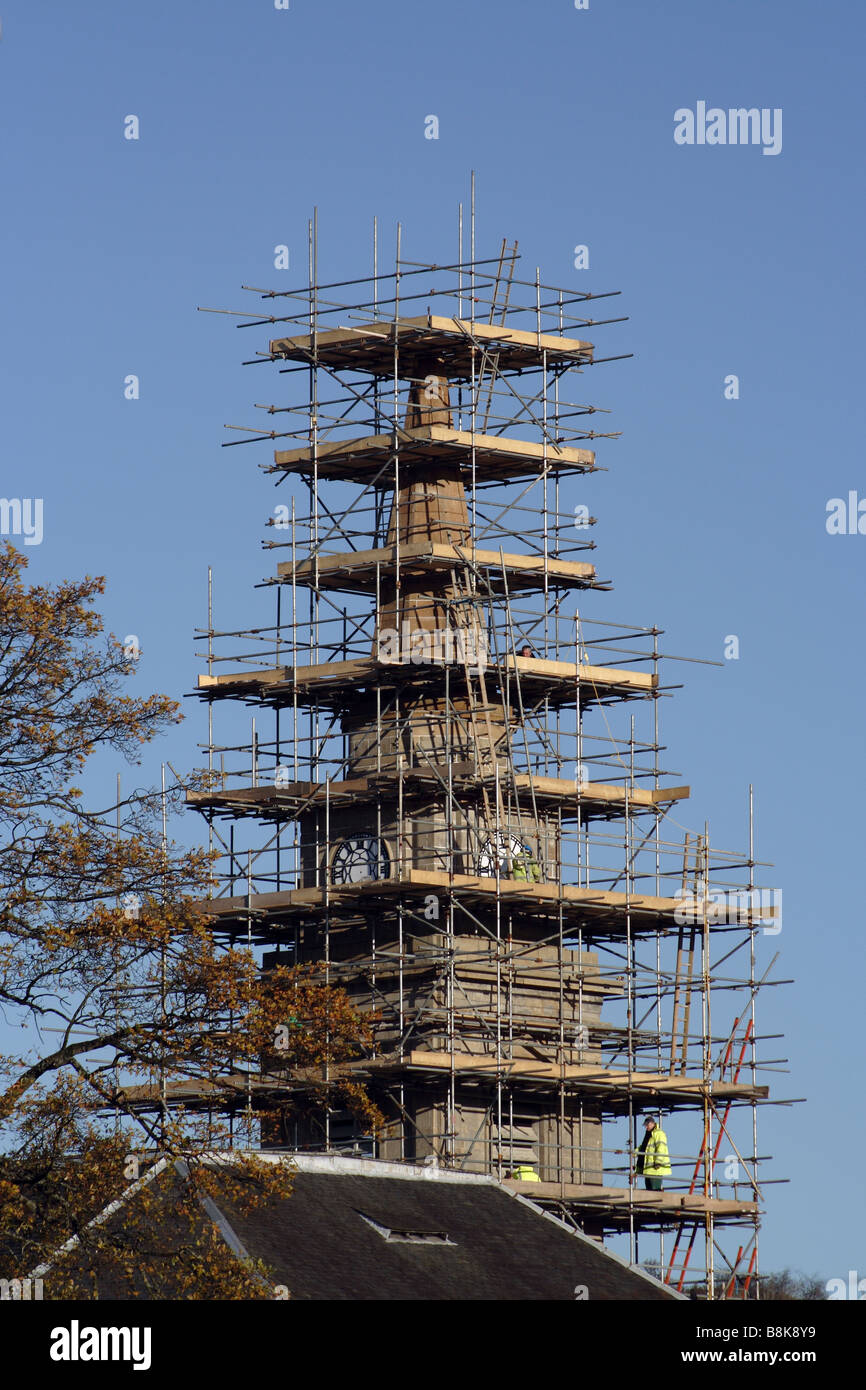 Scottish british scaffold scaffolding hi-res stock photography and images - Alamy