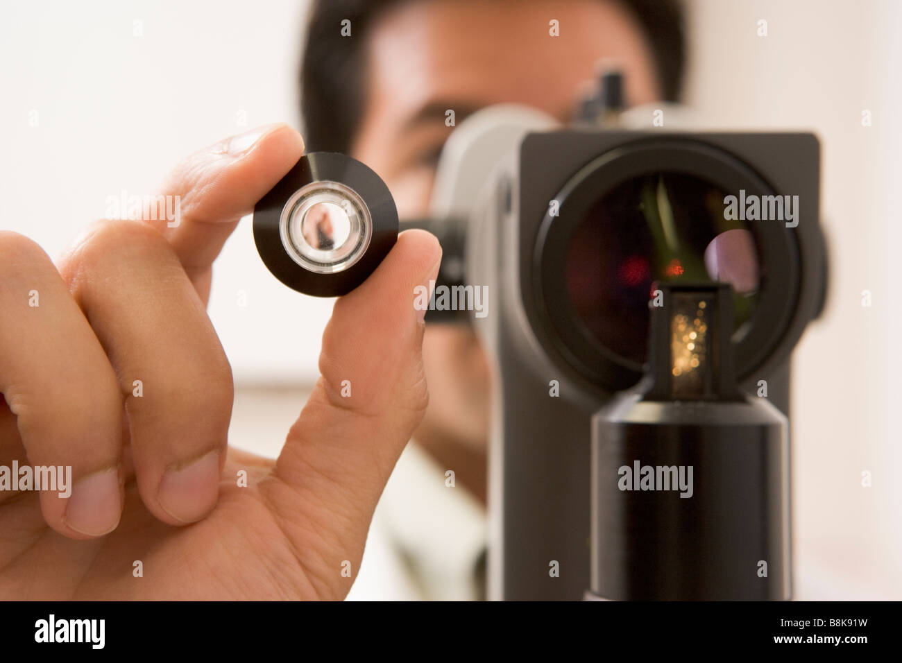 Glaucoma testing hi-res stock photography and images - Alamy