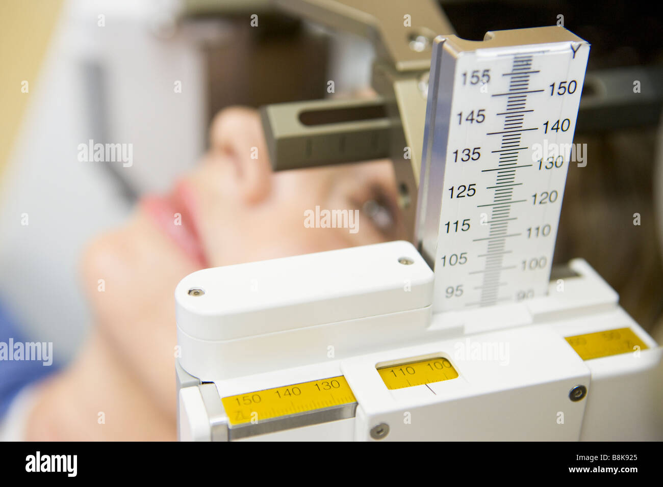 Patient's Head Being Monitored Stock Photo - Alamy