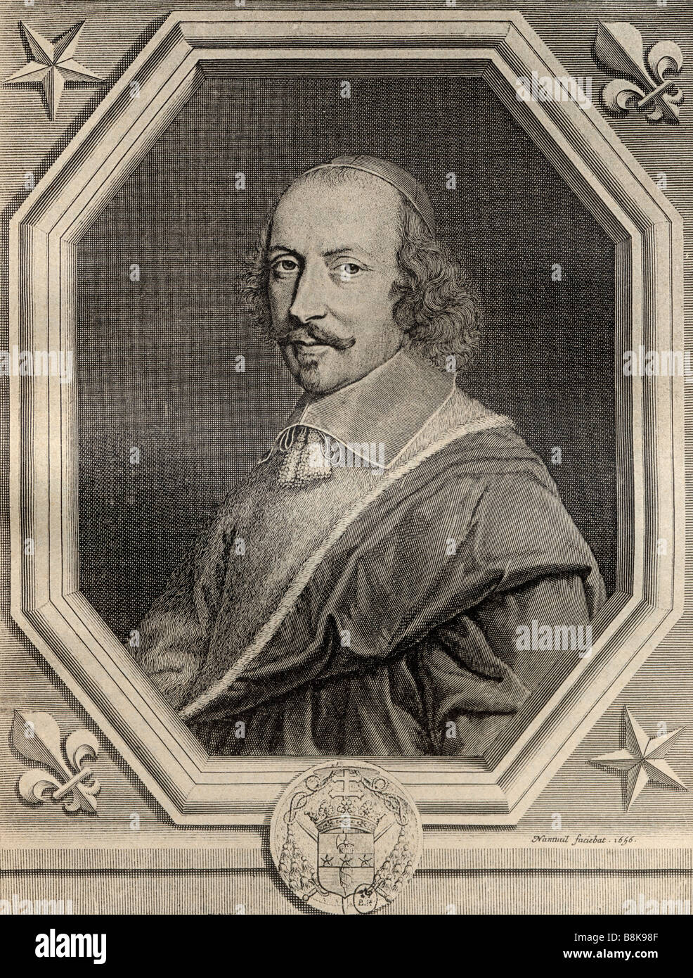 Cardinal Jules Mazarin, 1602 - 1661. Italian Cardinal, diplomat and ...