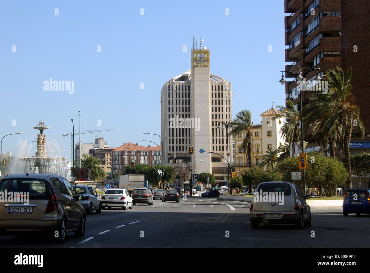 Spanish Correos HQ in the city centre of Malaga southern Spain Post ...