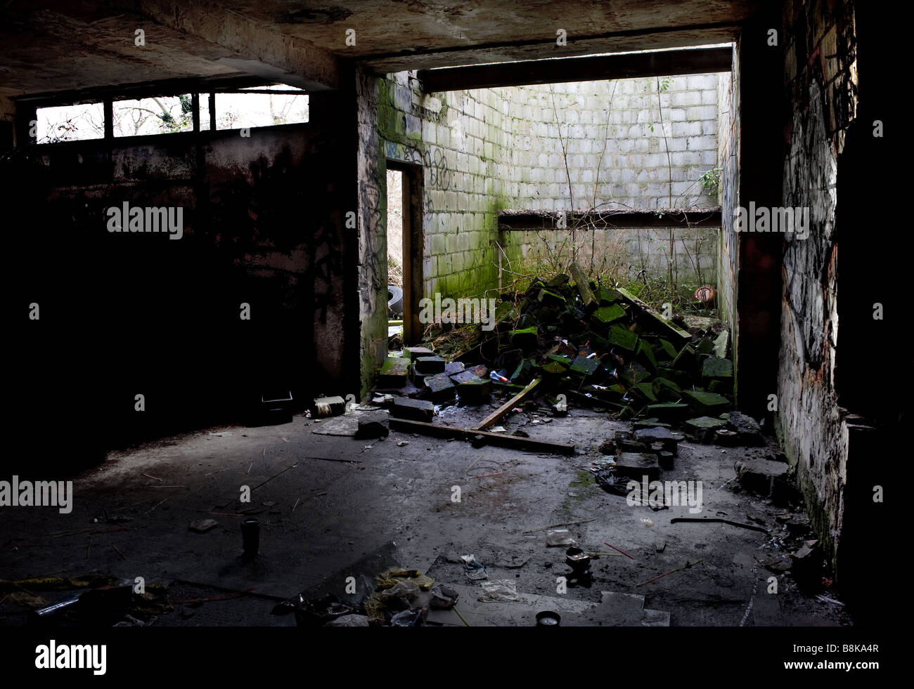 A derelict building Stock Photo - Alamy