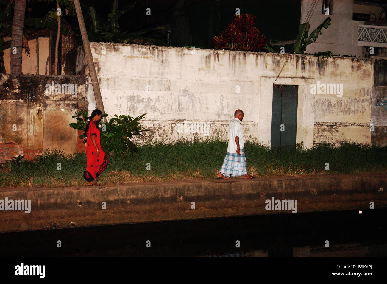 Sri Lanka, a street in Negombo Town, asia, people, lifestyle, relation ...