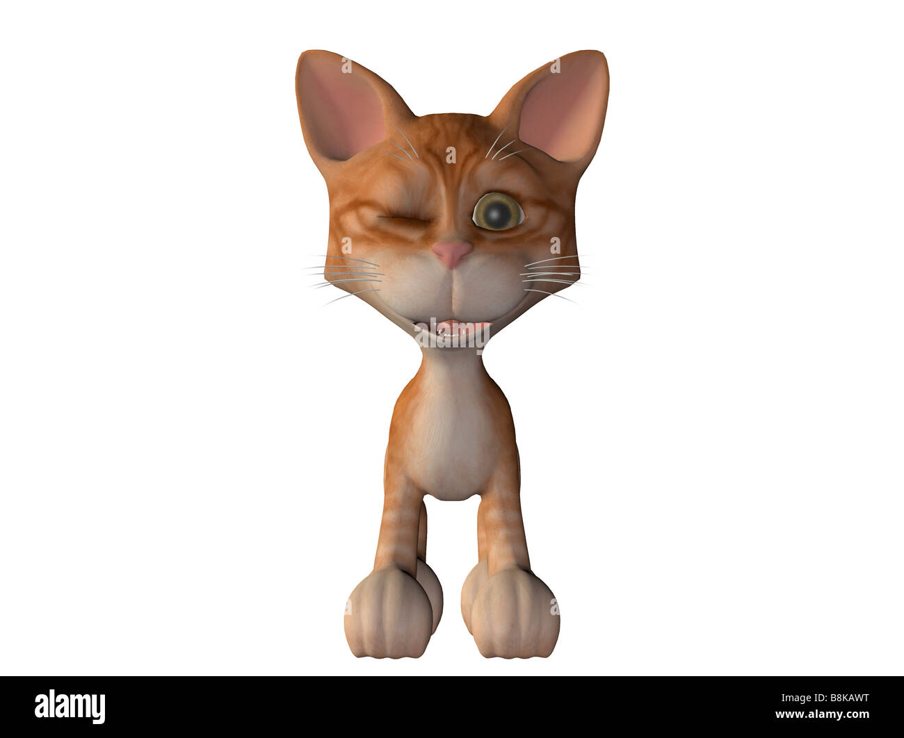 Winking cartoon hi-res stock photography and images - Alamy