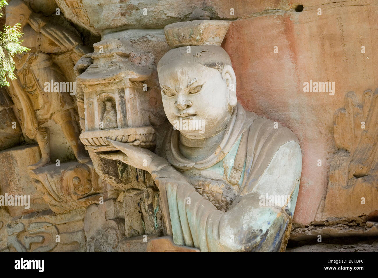 Dazu Rock Carving Grottoe Baodingshan No 14 cave Chongqing China Asia ...
