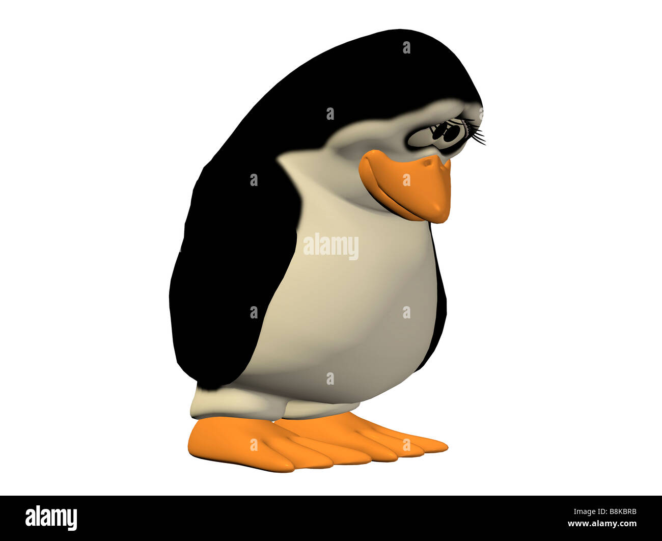 Sad Penguin Cartoon