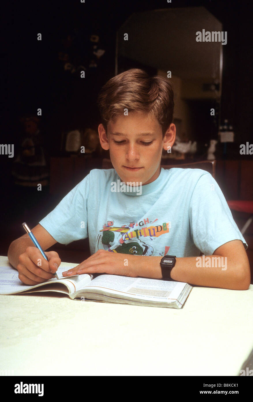 Group of only male study hi-res stock photography and images - Alamy