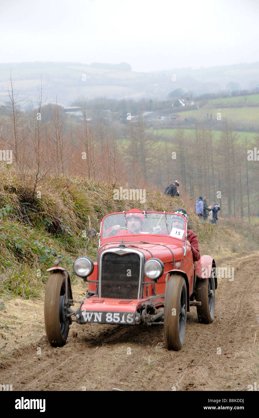 VSCC Exmoor Fringe Trial 21st February 2009 Singer Ford Sports 3300cc ...