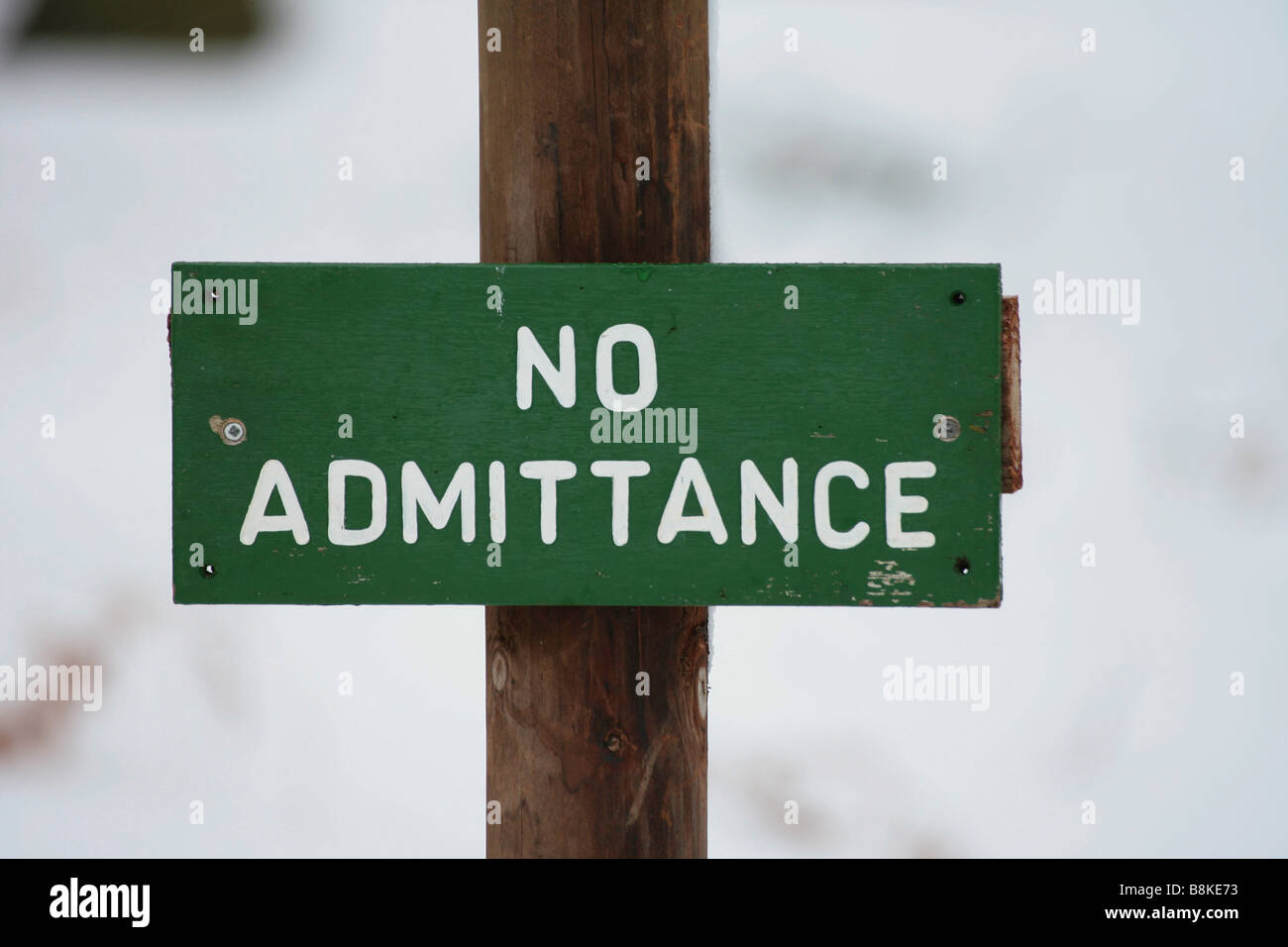 No admittance sign Stock Photo - Alamy