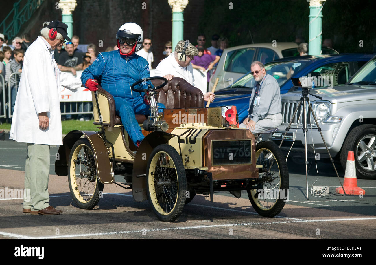vintage car at Brighton speed trials Stock Photo - Alamy