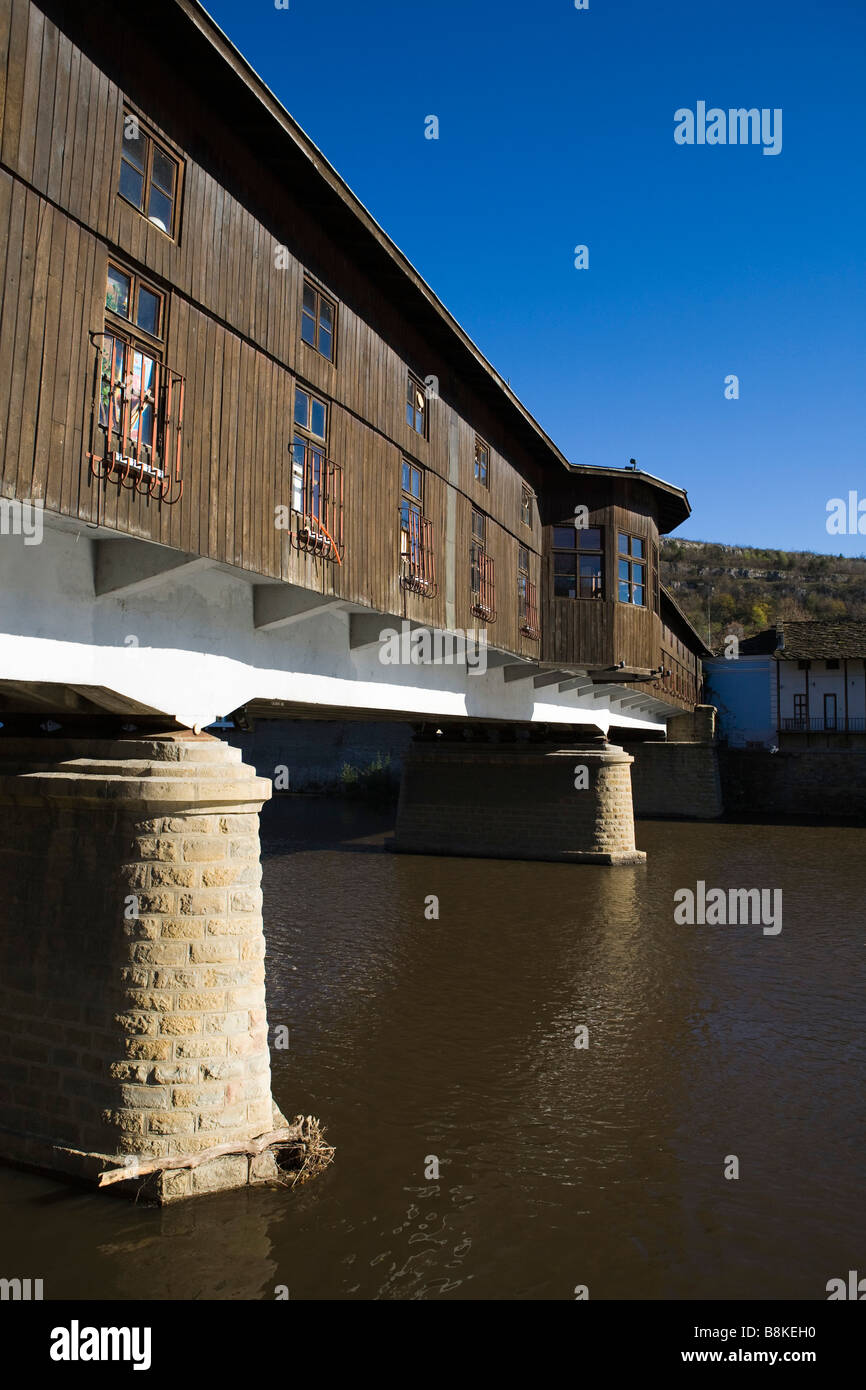 Lovech town, traditional architecture, covered bridge, made by self ...