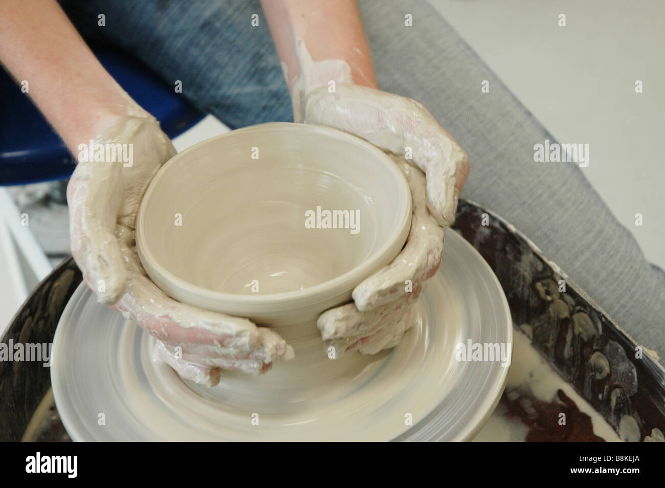 throwing a pot Stock Photo - Alamy