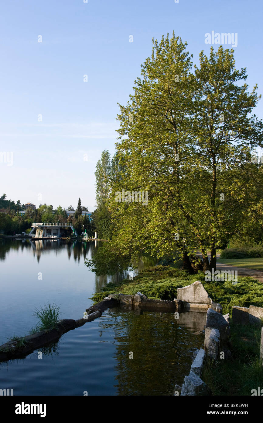 Balkans Bulgaria Sandanski park in springtime Stock Photo - Alamy