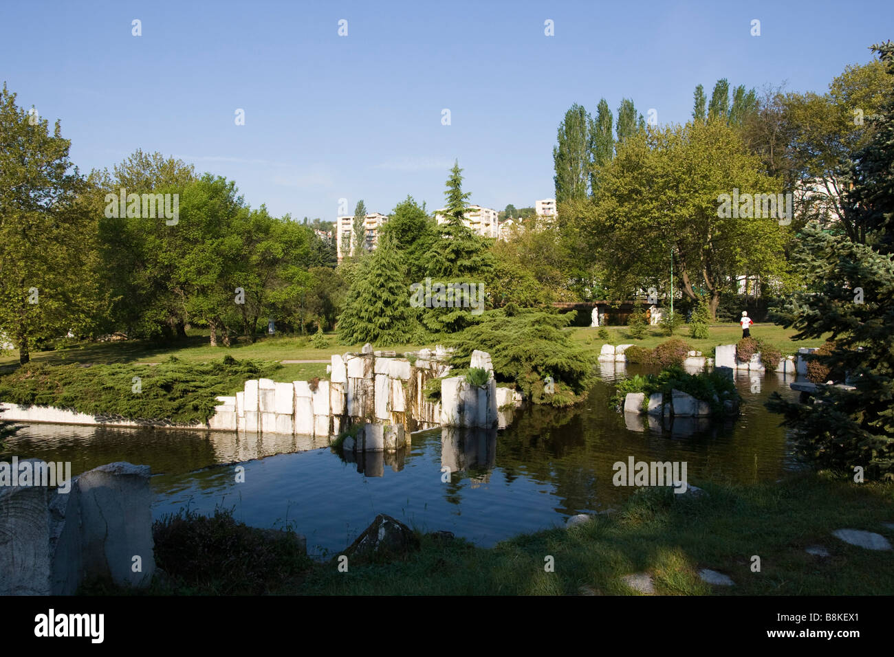Balkans Bulgaria Sandanski park in springtime Stock Photo - Alamy