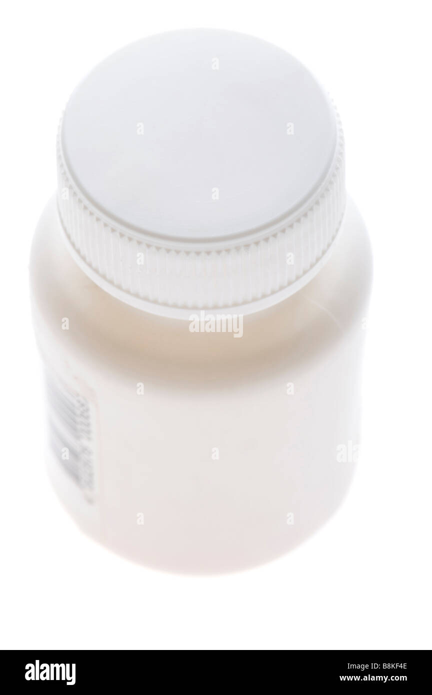 Medical container blank label Cut Out Stock Images & Pictures - Alamy