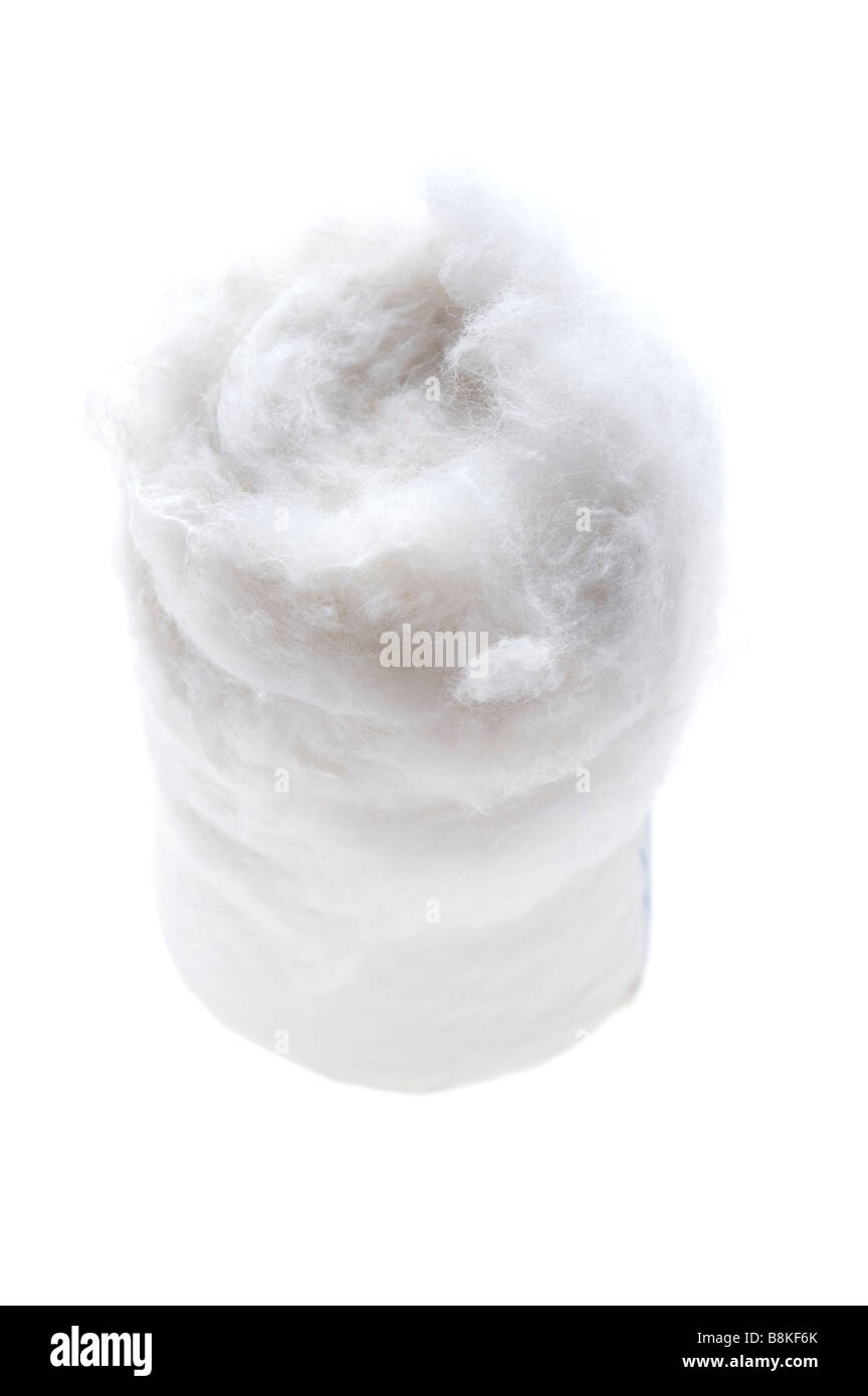 object on white absorbent cotton close up Stock Photo - Alamy