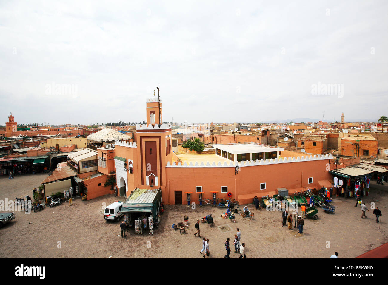 Main Square, Jemaa el Fna, Marrakech, Morocco, North Africa Stock Photo ...