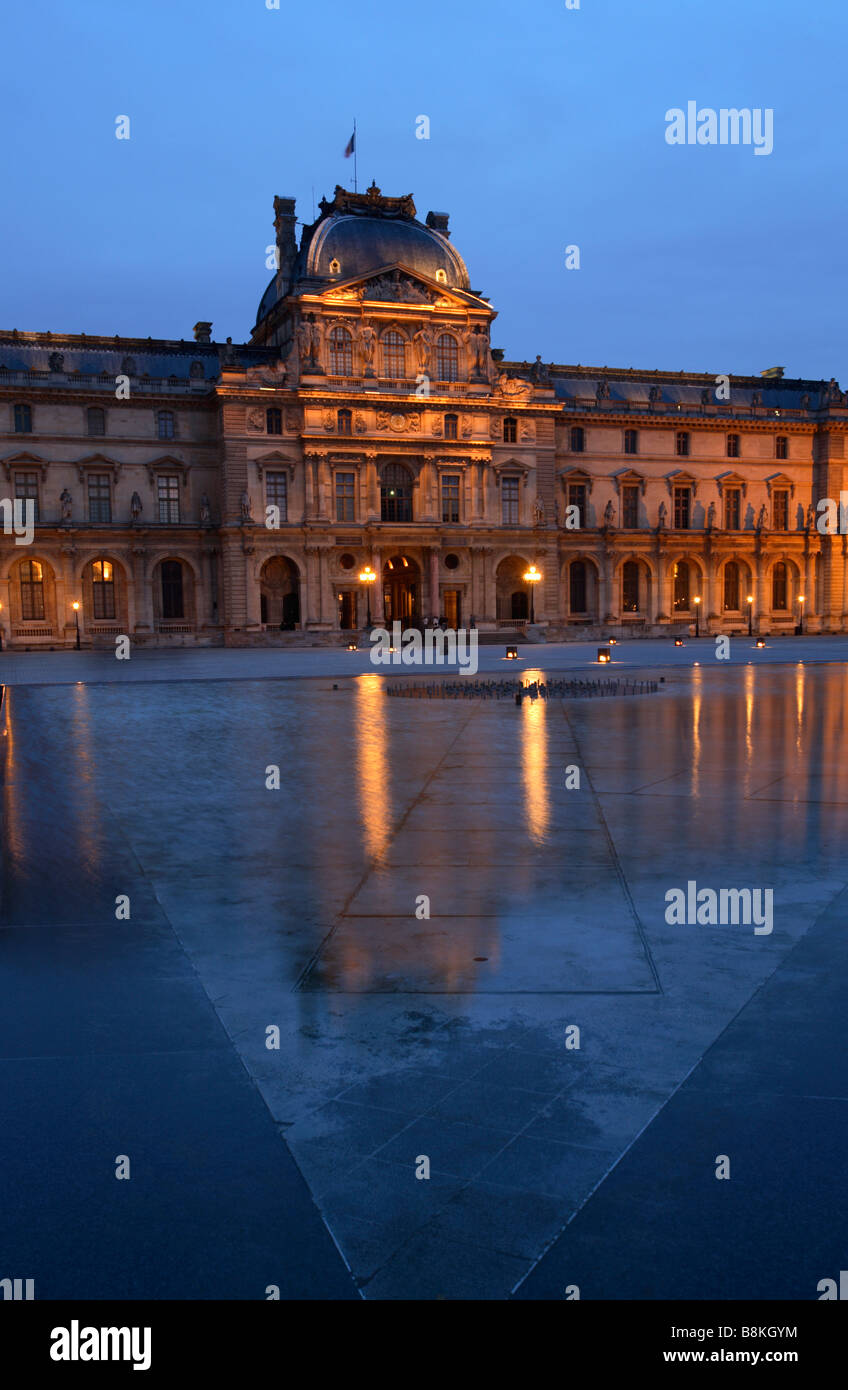 The louvre palace and museum hi-res stock photography and images - Alamy