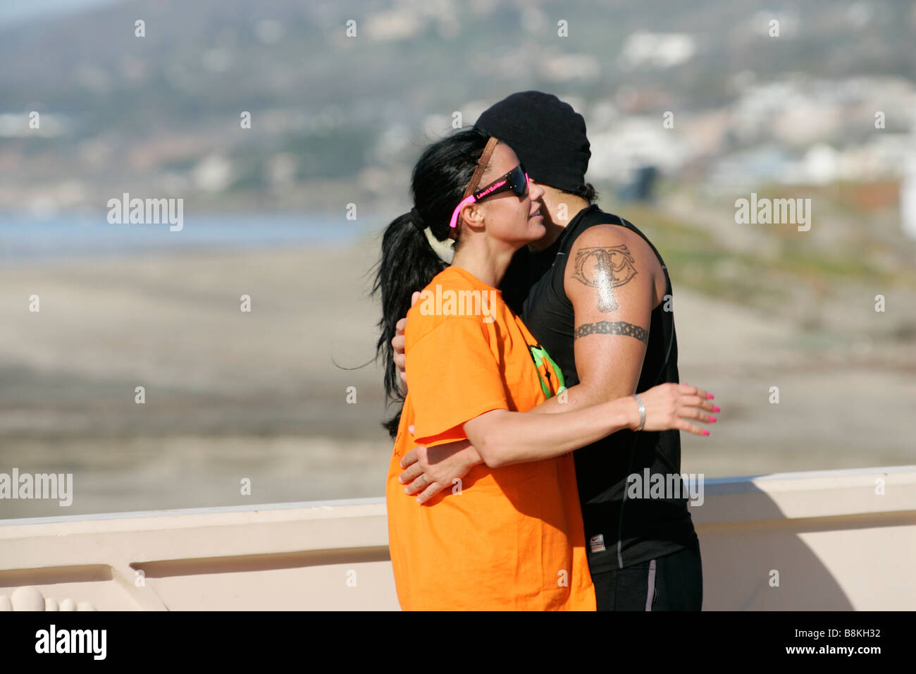 Katie Price Jordan with Peter Andre jog in Malibu Stock Photo - Alamy