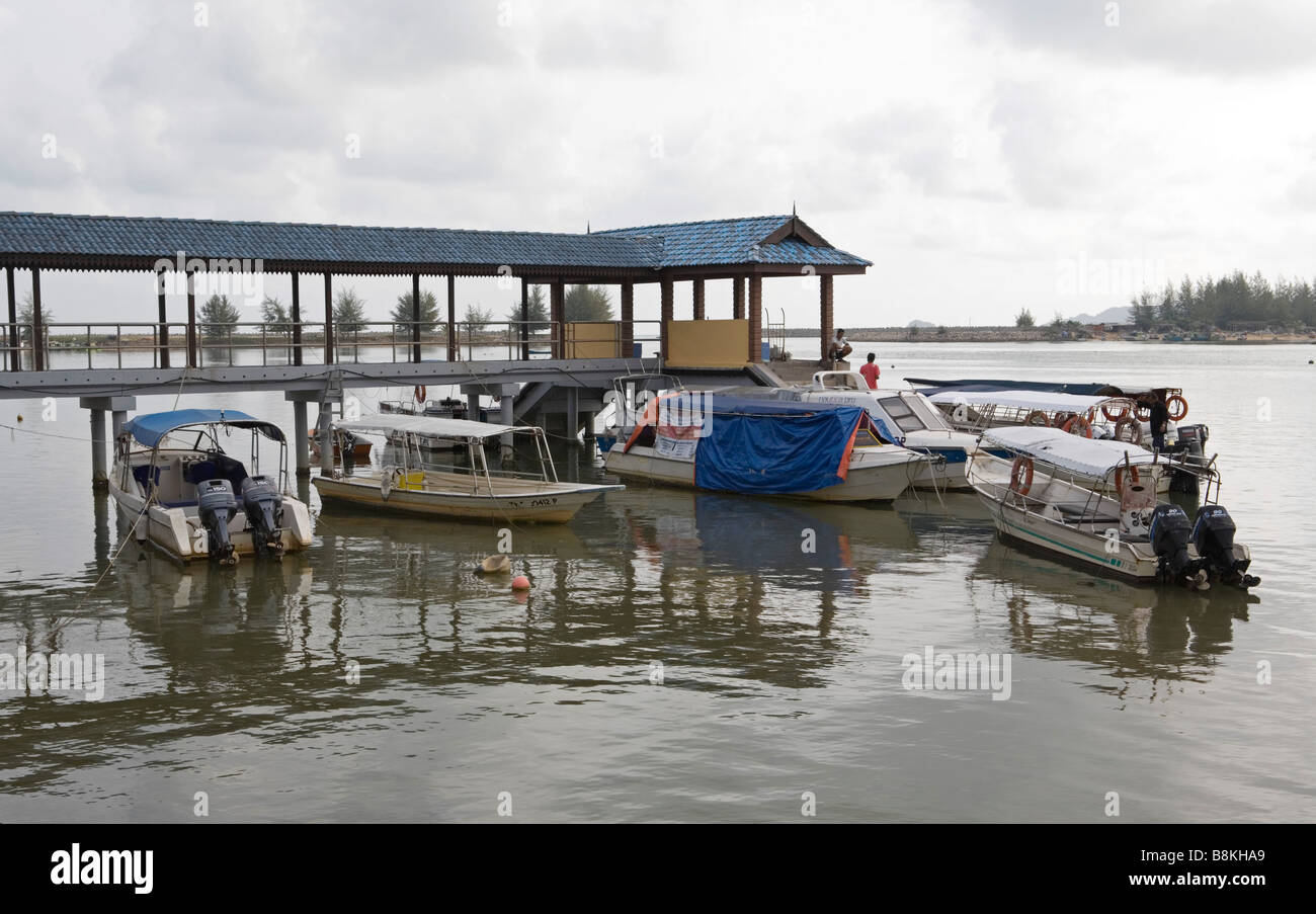 Jetty at Marang, Kuala Terengganu, Malaysia Stock Photo - Alamy