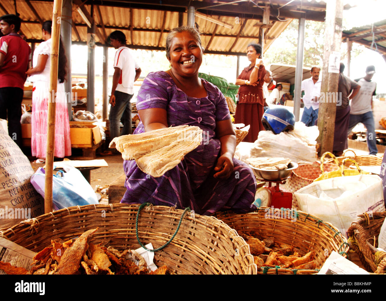 Negombo, Natural Food, Sri Lanka,people, market, photo Kazimierz ...