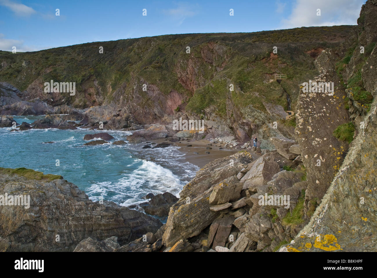 Tregantle beach cornwall hi-res stock photography and images - Alamy
