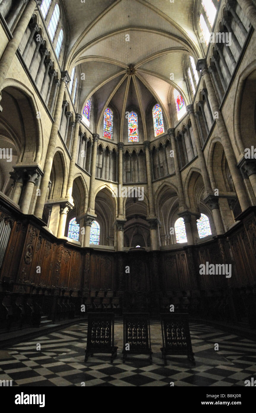 Apse of the Notre Dame Cathedral St Omer France Stock Photo - Alamy