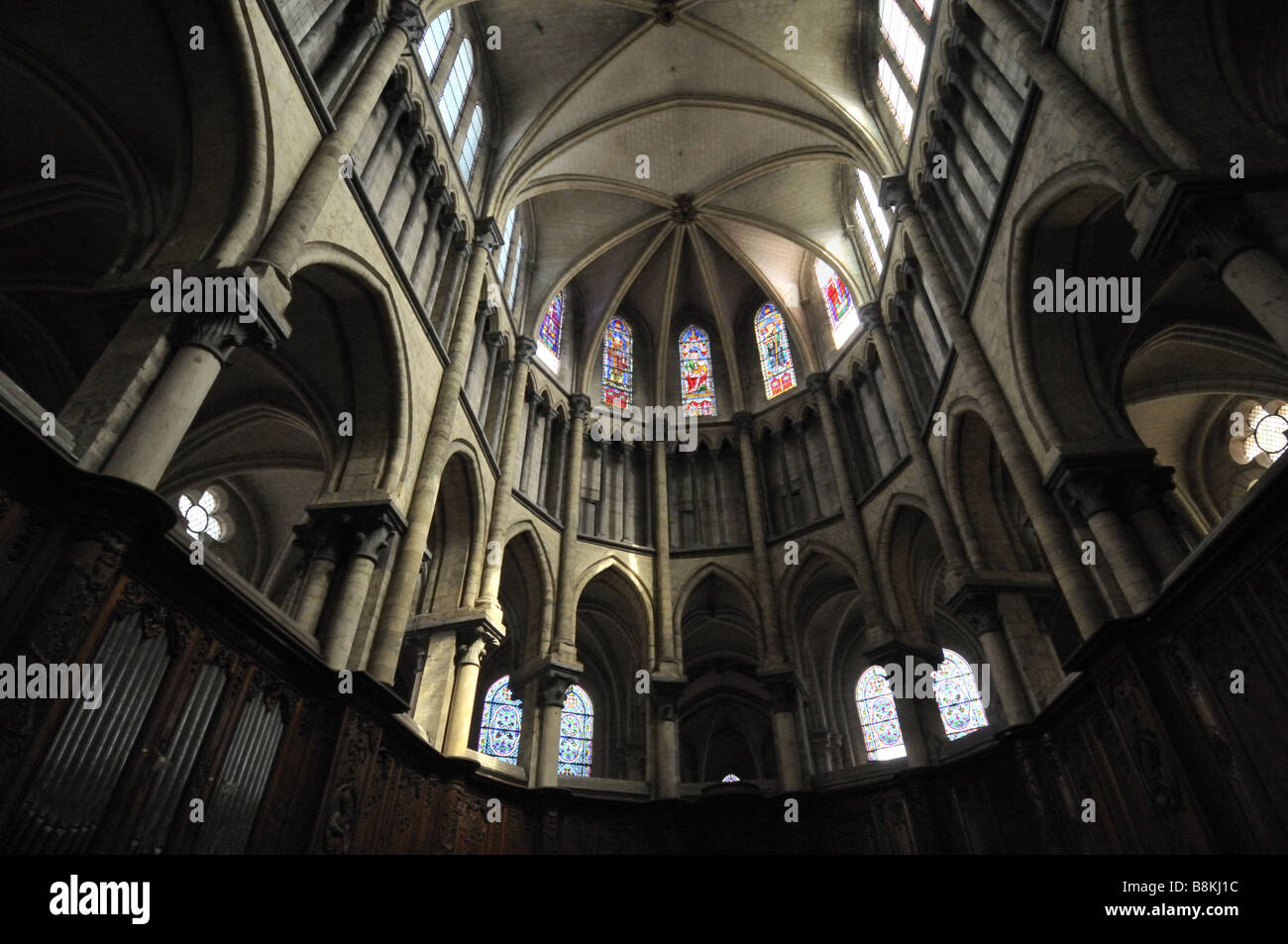 Apse of the Notre Dame Cathedral St Omer France Stock Photo - Alamy