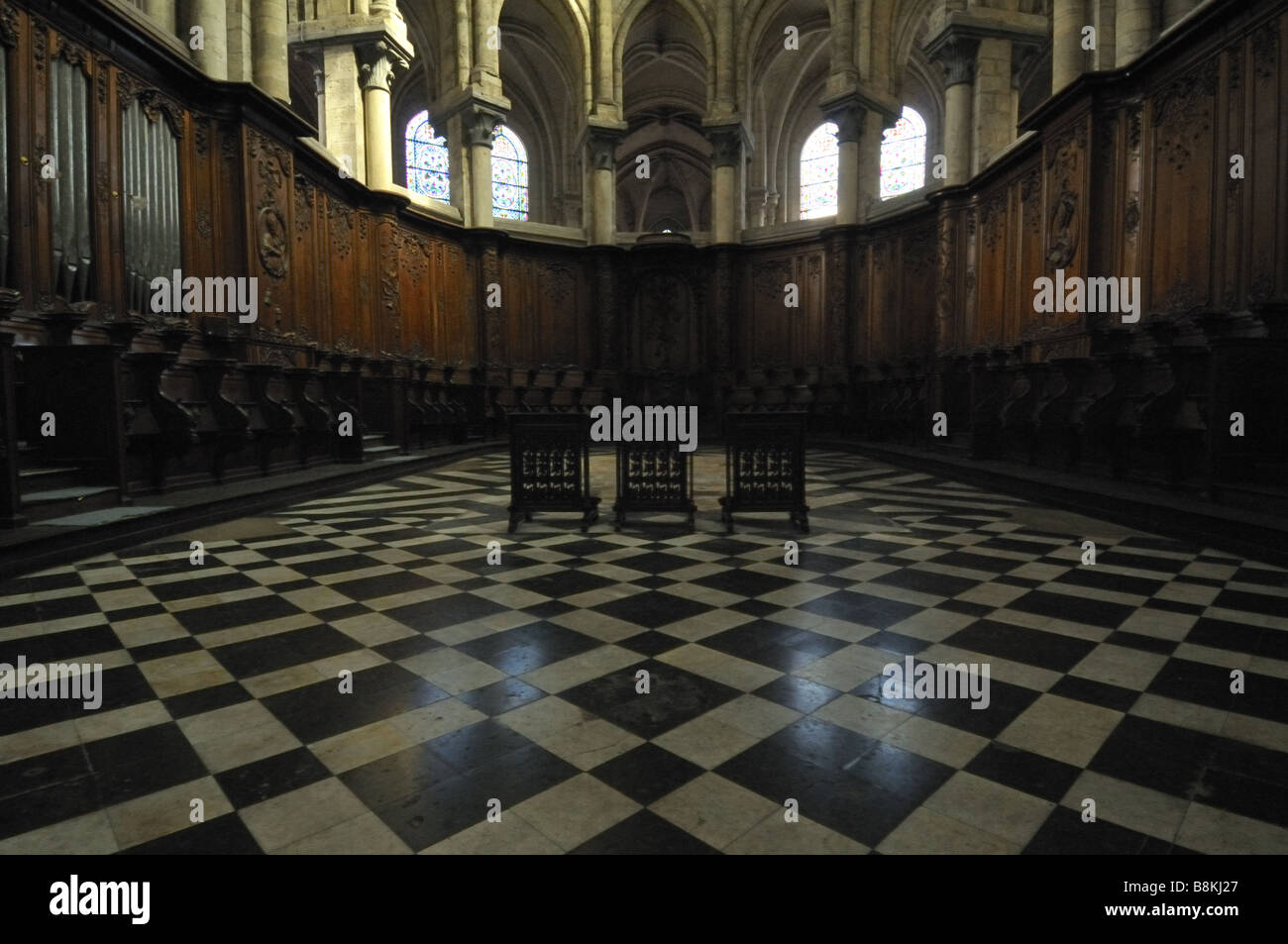 Apse of the Notre Dame Cathedral St Omer France Stock Photo - Alamy