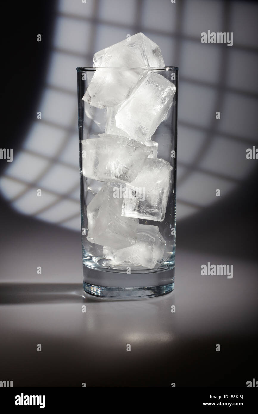 Ice Cubes In Glass