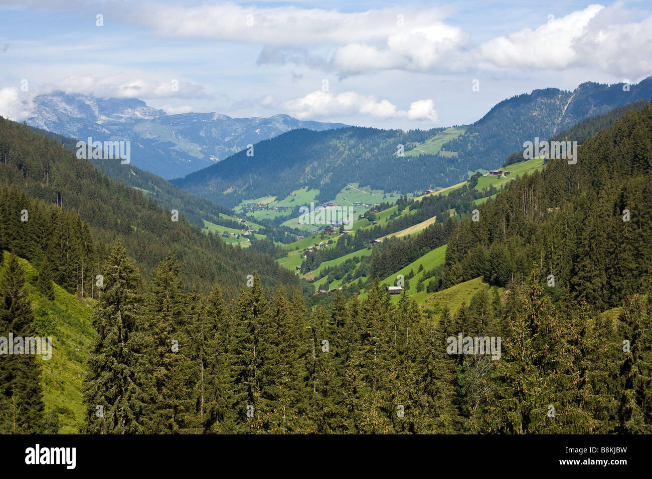 panorama in the Alps Stock Photo - Alamy