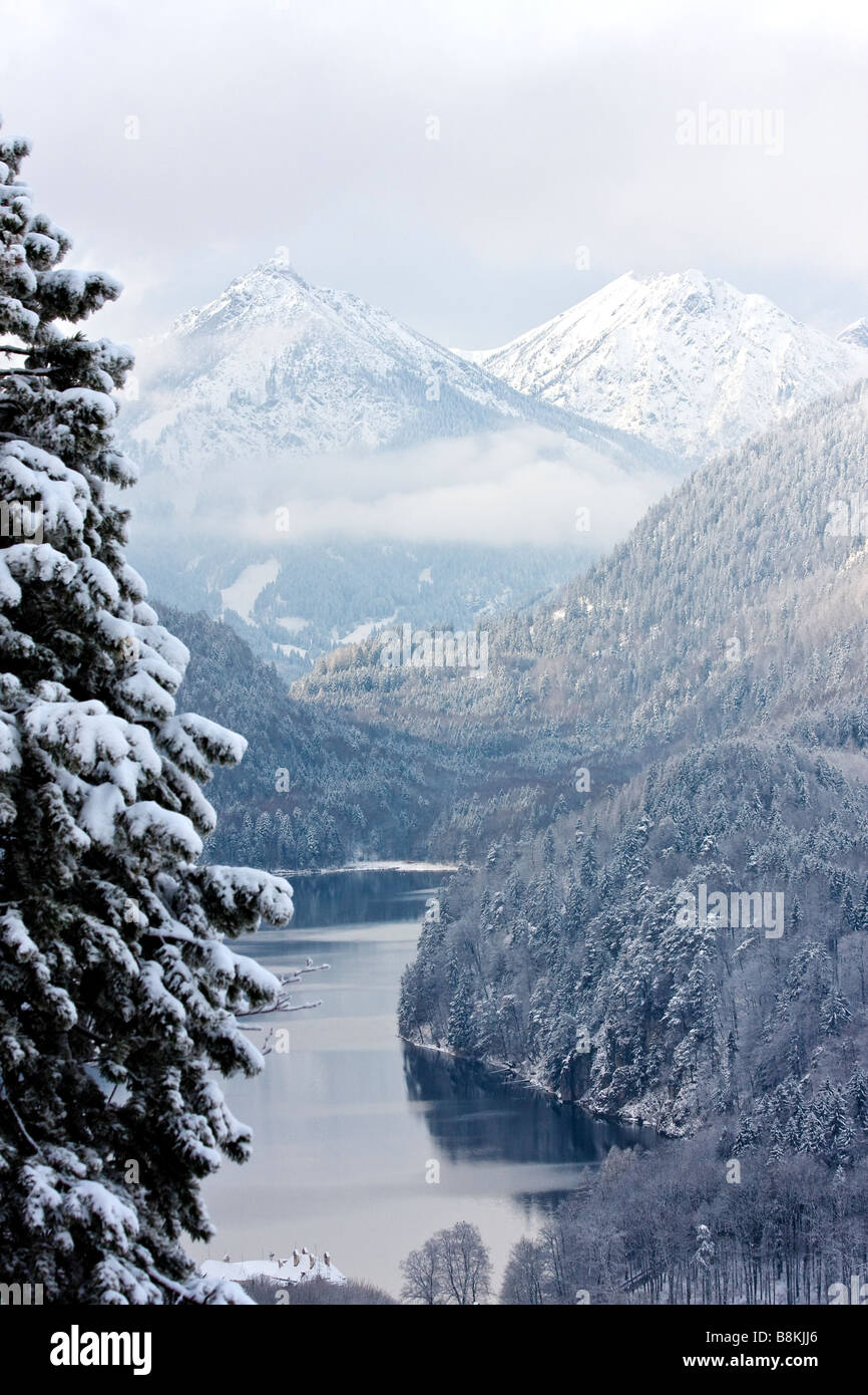 Bavarian Mountains near Fussen Germany Stock Photo - Alamy