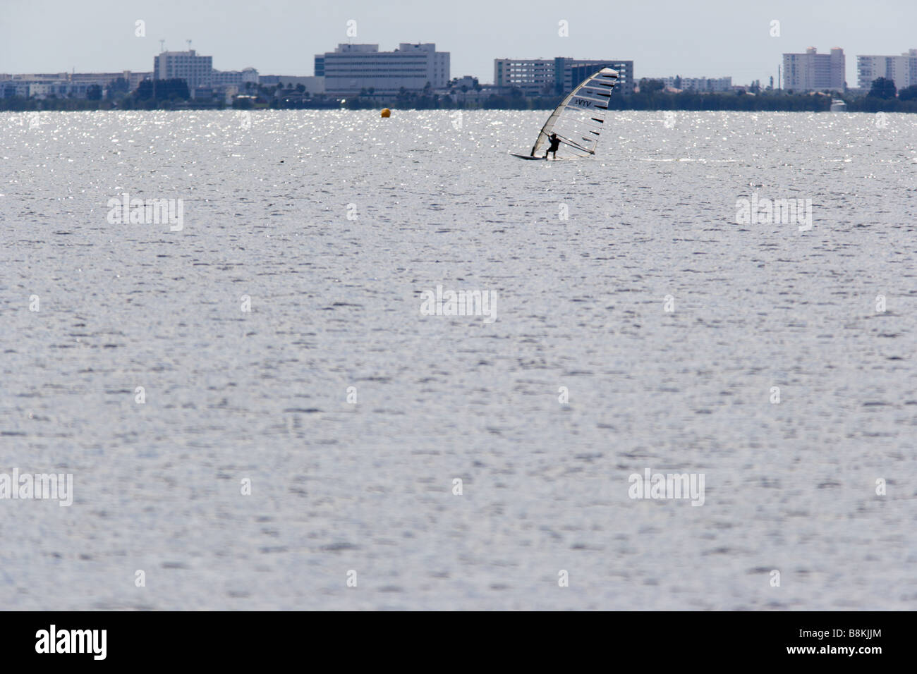 Windsurfing racing at Calema , Cocoa Beach Florida Stock Photo - Alamy