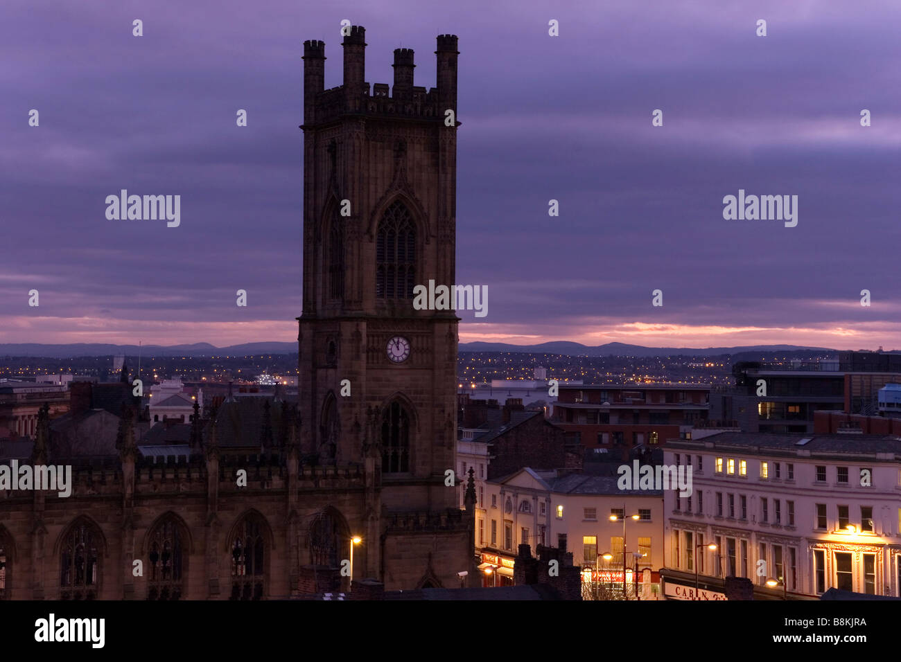 Liverpool skyline sunset hi-res stock photography and images - Alamy