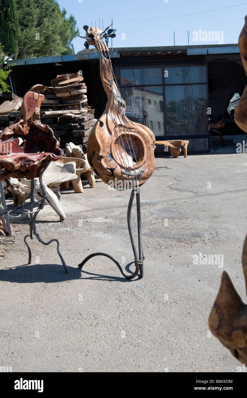 Handmade model of stringed instrument, Israel, Asia Stock Photo - Alamy